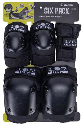 187 KILLER PADS 6 PACK BLACK S/M | AWH Sales